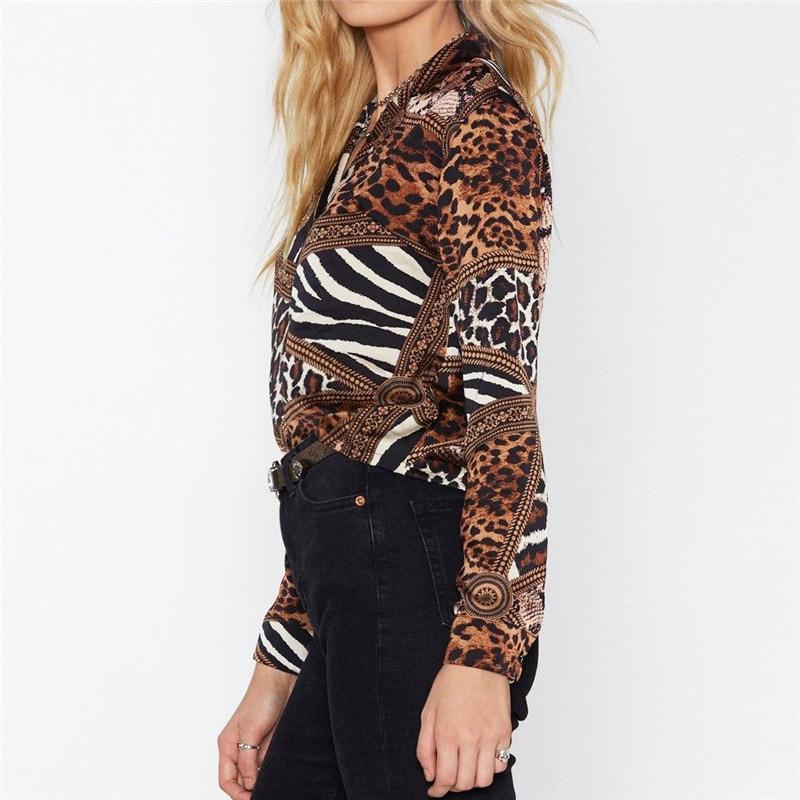 Chemise Imprimée Léopard | Miss Léopard
