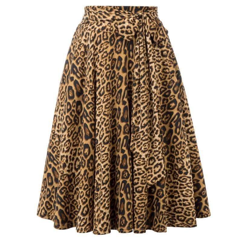 Jupe Léopard Midi | Miss Léopard