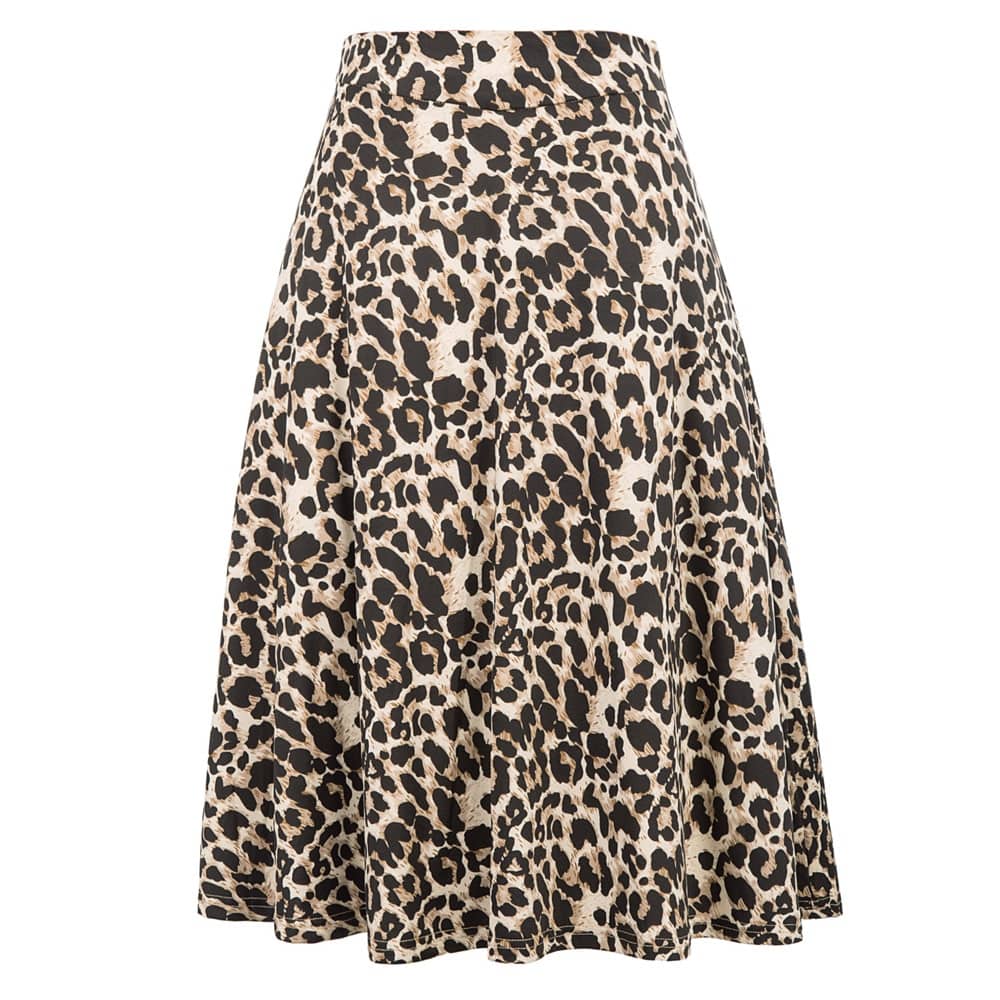 Jupe Midi Léopard | Miss Léopard