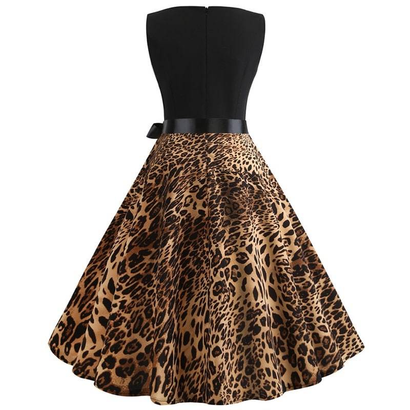 Robe Pin Up Léopard | Miss Léopard