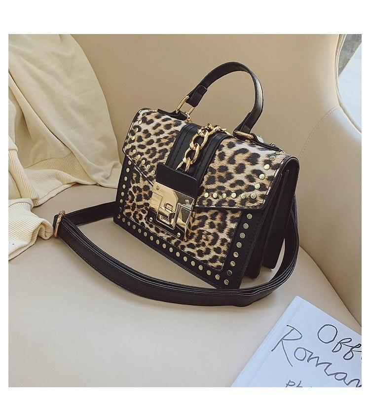 Sac Bandoulière Léopard Cuir | Miss Léopard